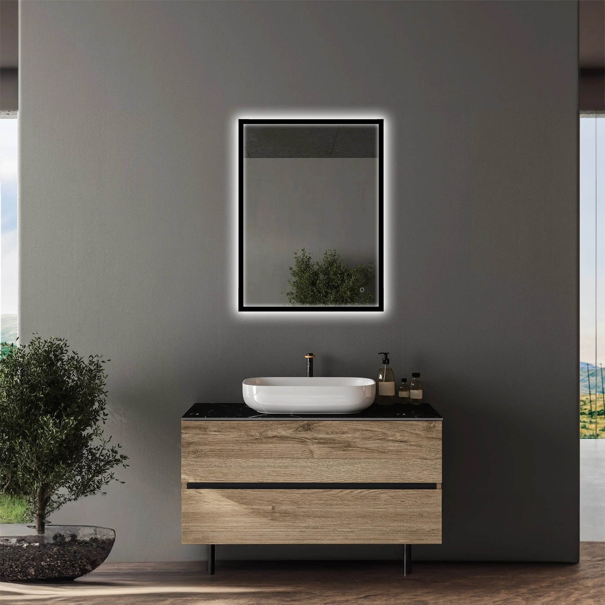 Luxury Bathroom LED Mirror with Defogging - Dreamwerks