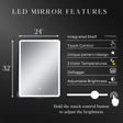 Explore Zara LED Lighted Mirror only at Dreamwerks