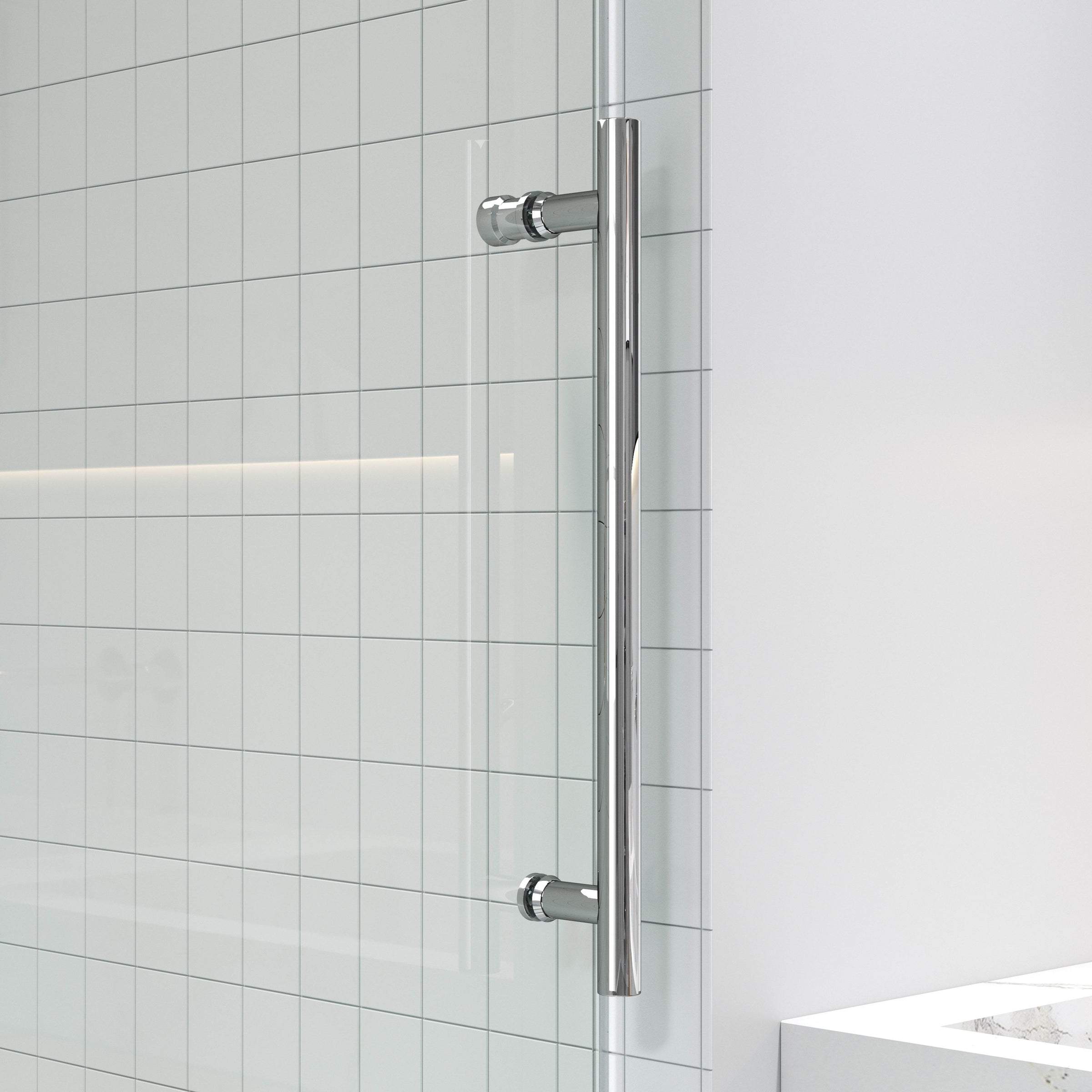 Dreamwerks 60" x 79" Frameless Sliding Shower Door